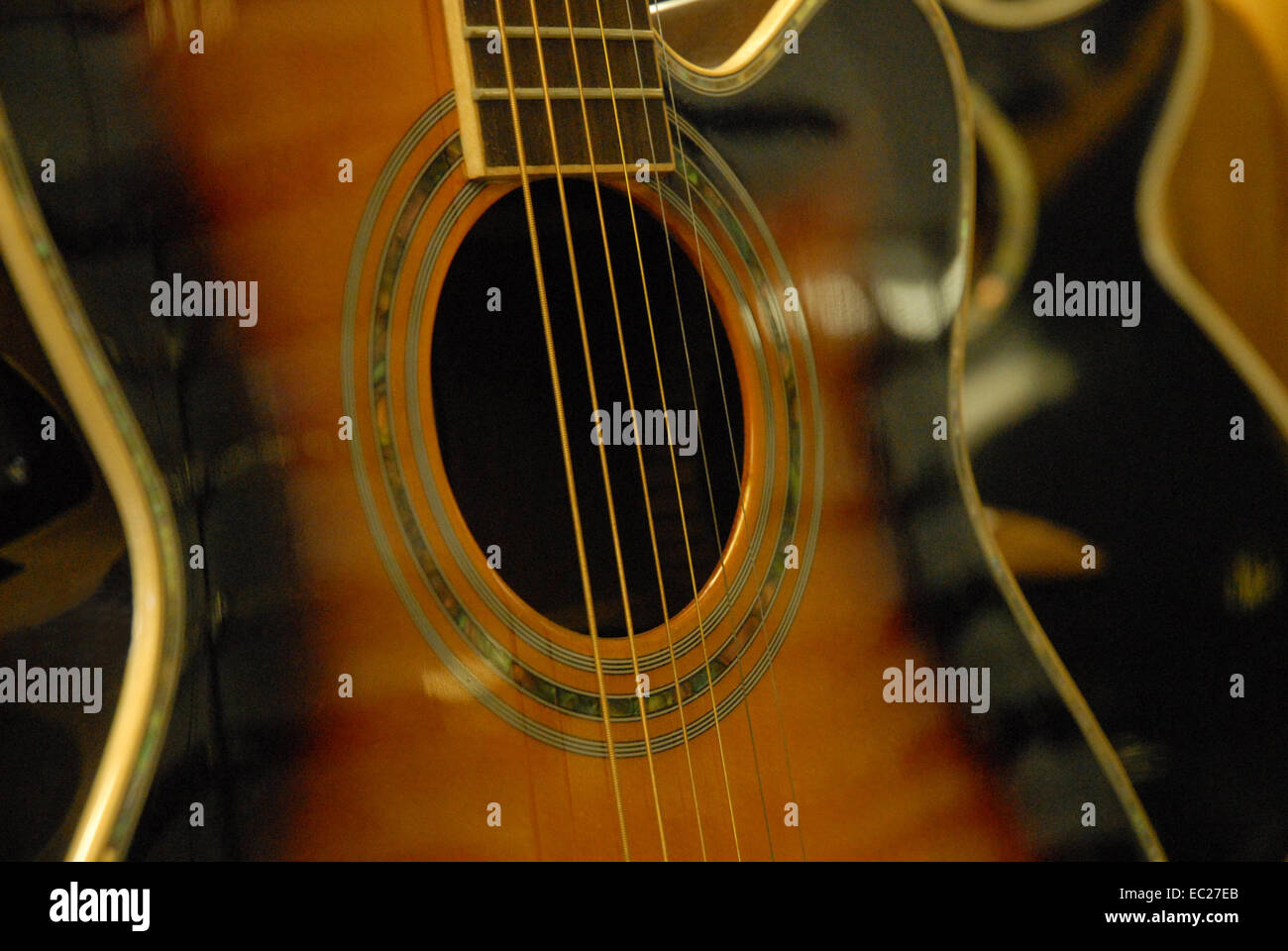 Steel string acoustic guitar Stock Photo - Alamy