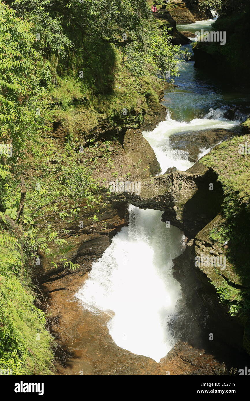 The 48 ms.deep and 1479 ms.long Patale Chhango-Devi.s Falls is the ...