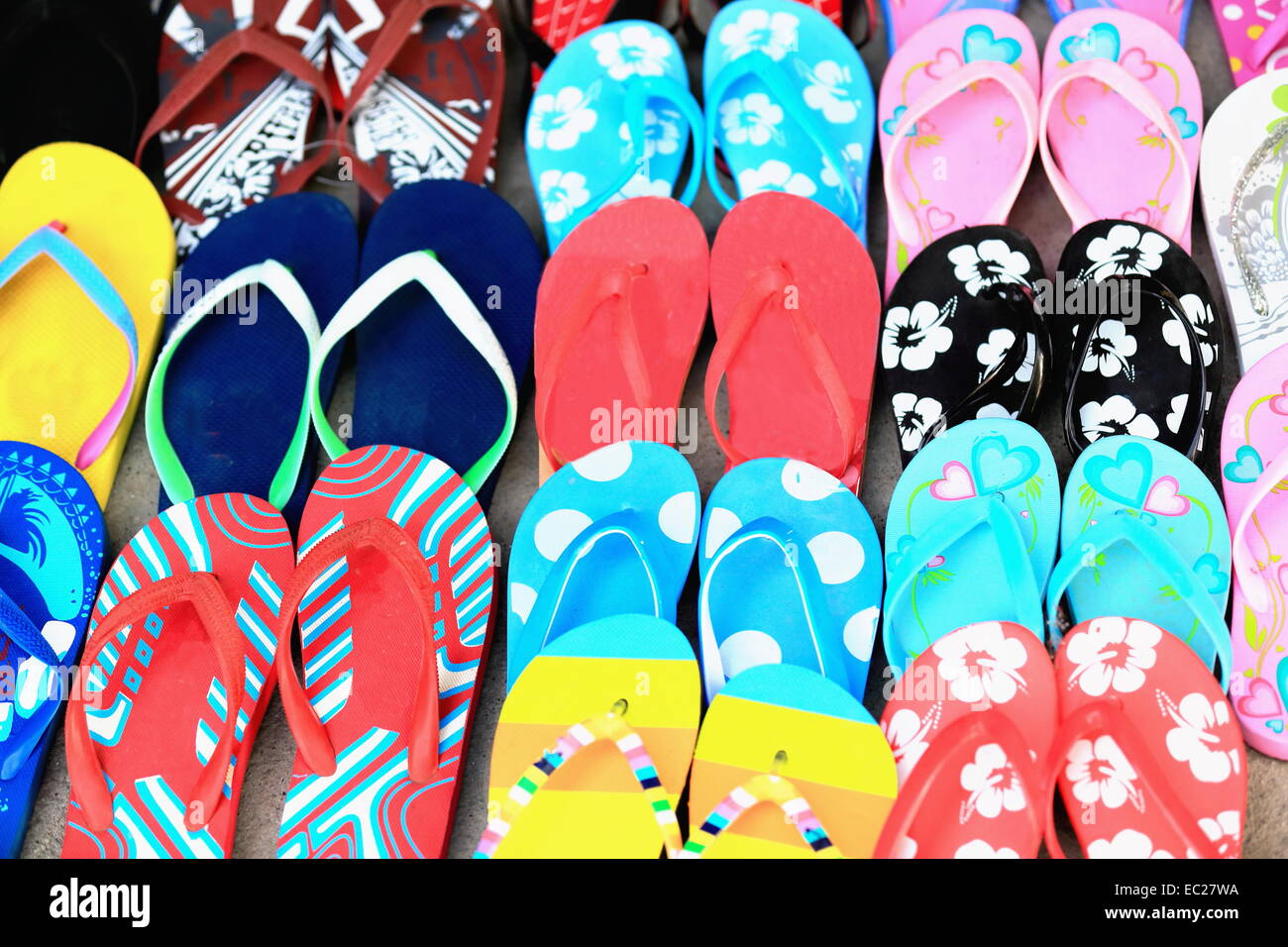 Plastic flip flops hi-res stock photography and images - Alamy