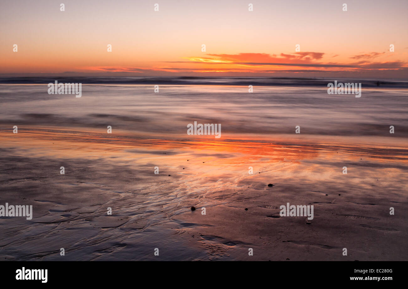 Sunset at Ocean Beach in San Francisco, California Stock Photo - Alamy