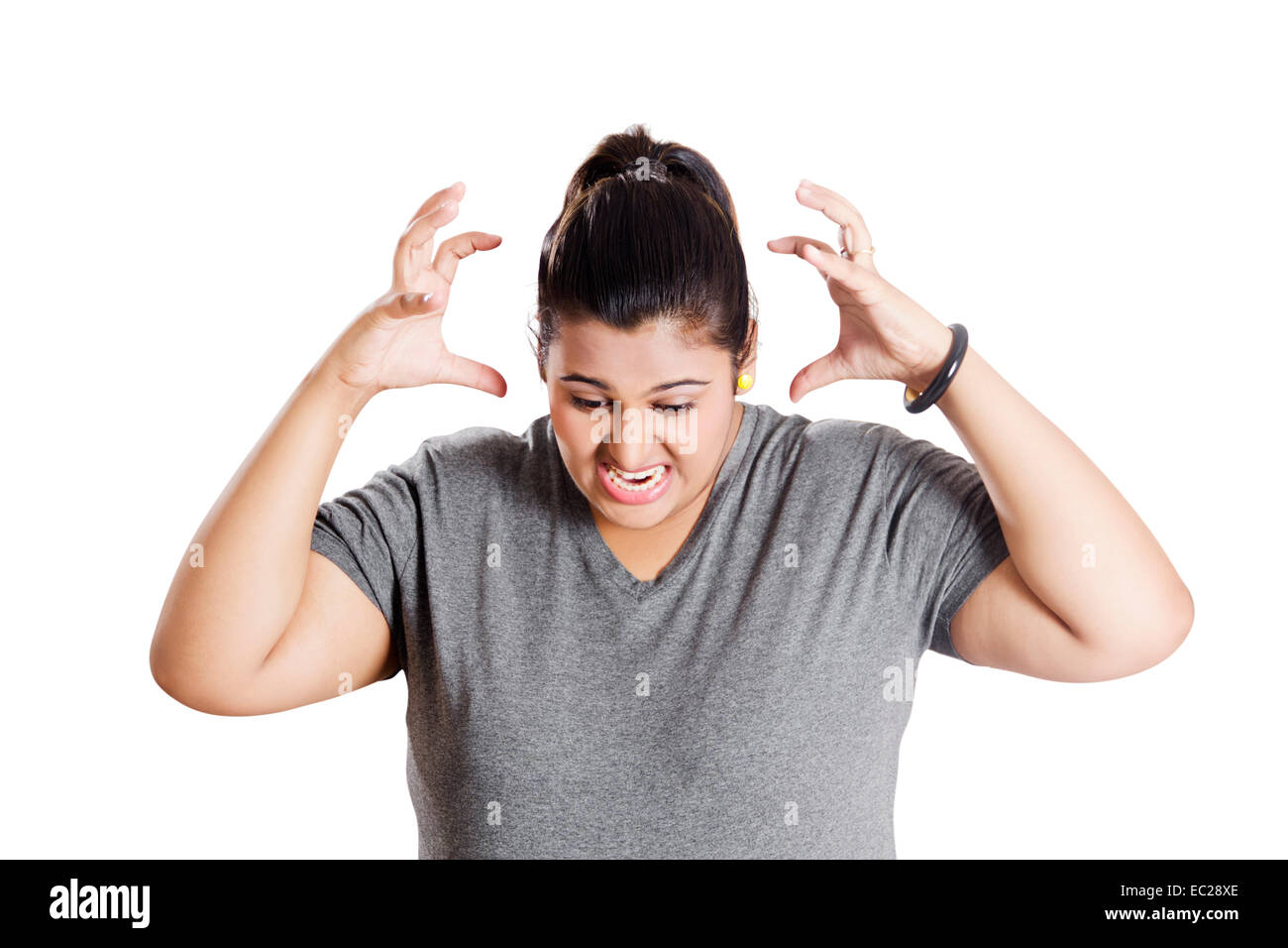indian Obese Lady over Weight problem Stock Photo - Alamy