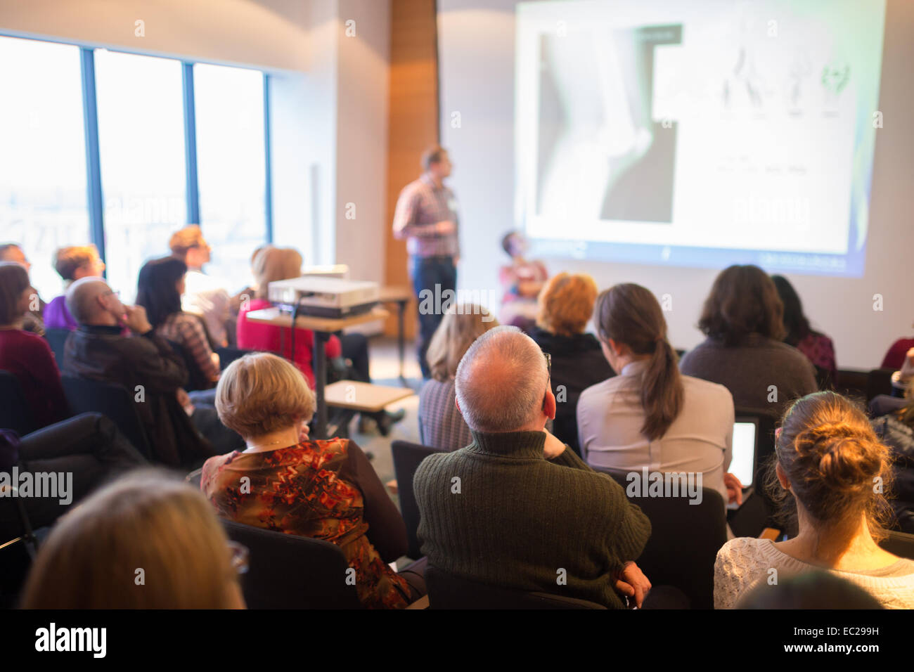 Faculty lecture and workshop Stock Photo - Alamy