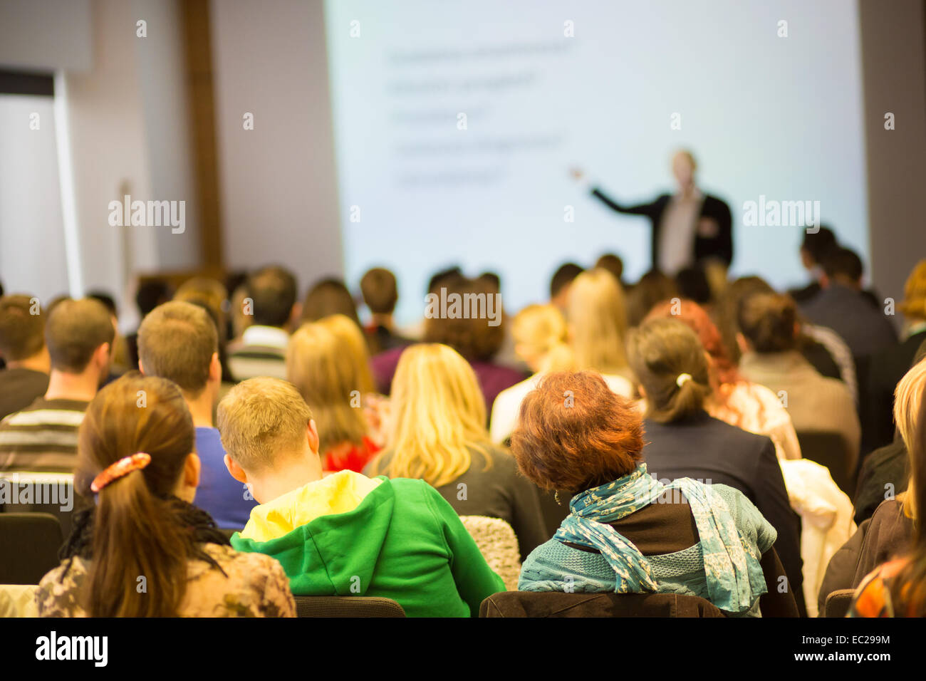 Faculty lecture and workshop Stock Photo - Alamy