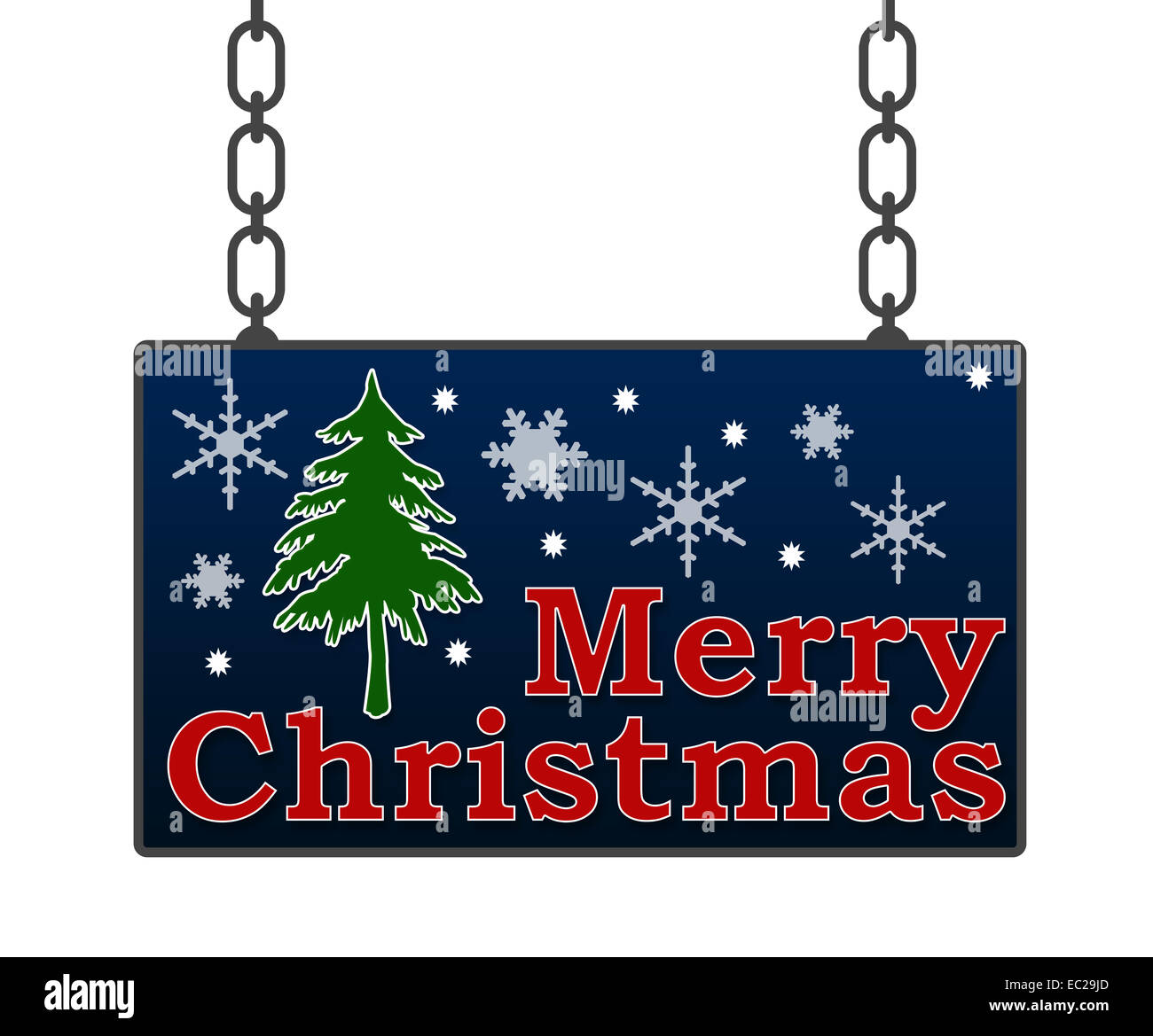 Merry christmas wishes tree Cut Out Stock Images & Pictures - Alamy