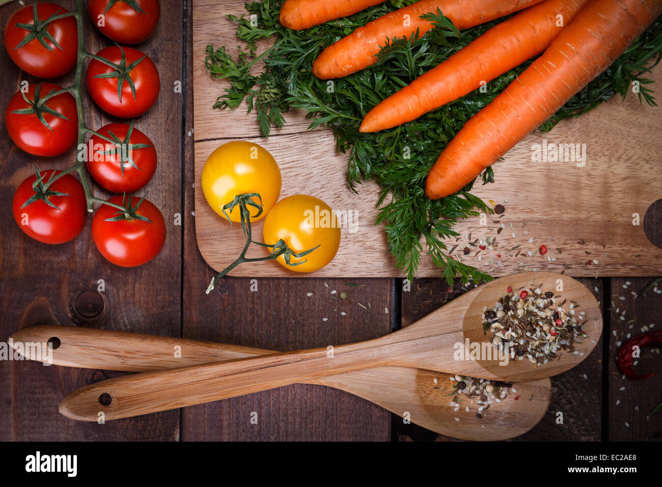 vegetables and spices Stock Photo - Alamy