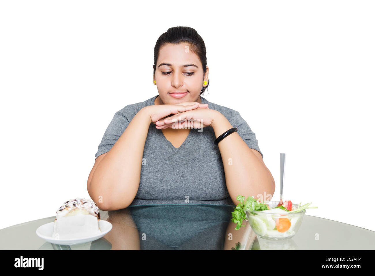 Fat lady sitting hi-res stock photography and images - Alamy