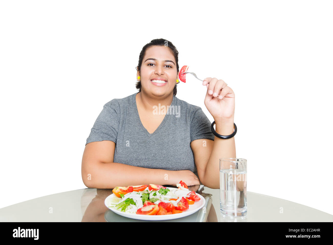 Fat black lady black and white hi-res stock photography and images - Alamy