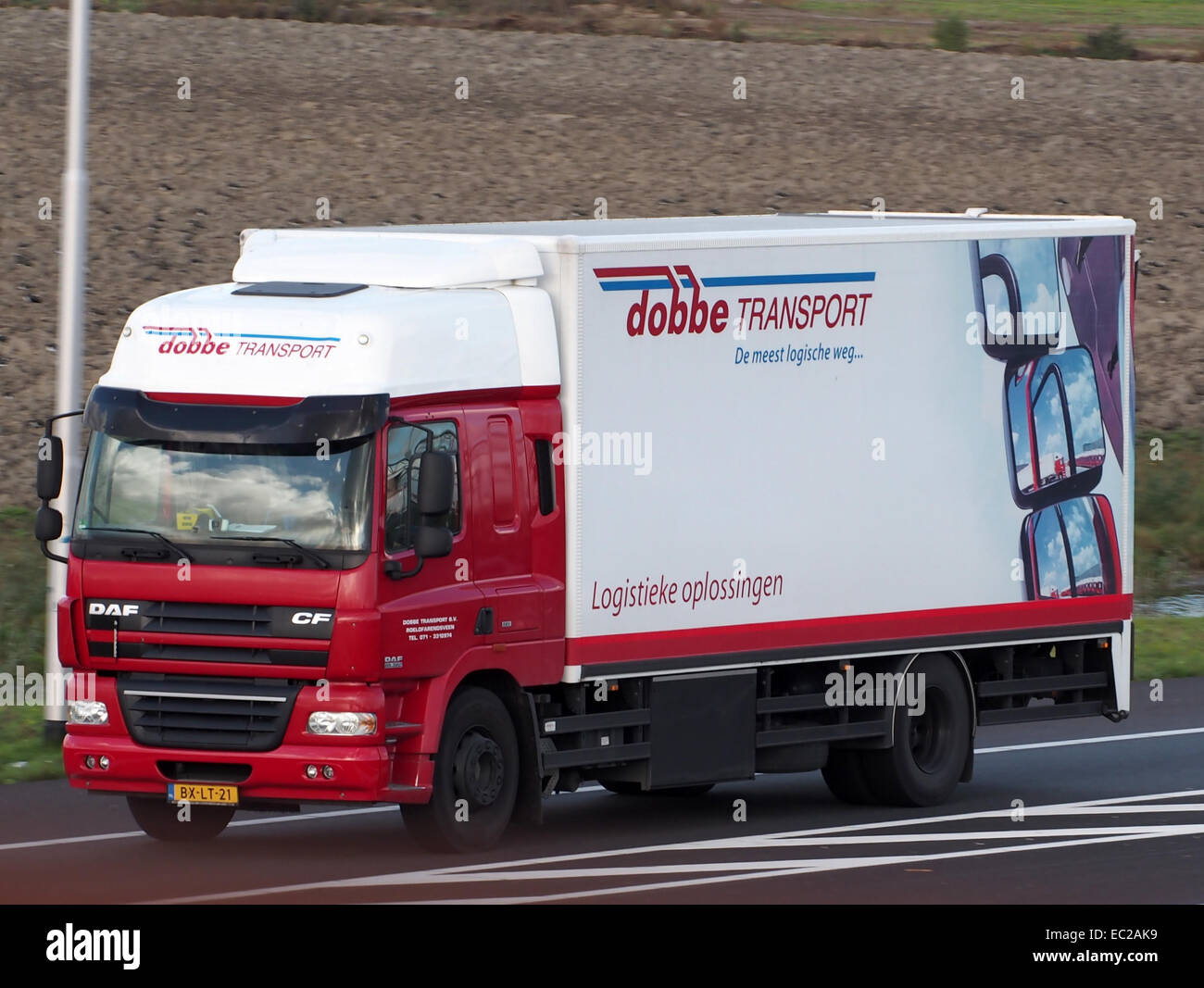 DAF FA CF85, Dobbe transport Stock Photo - Alamy