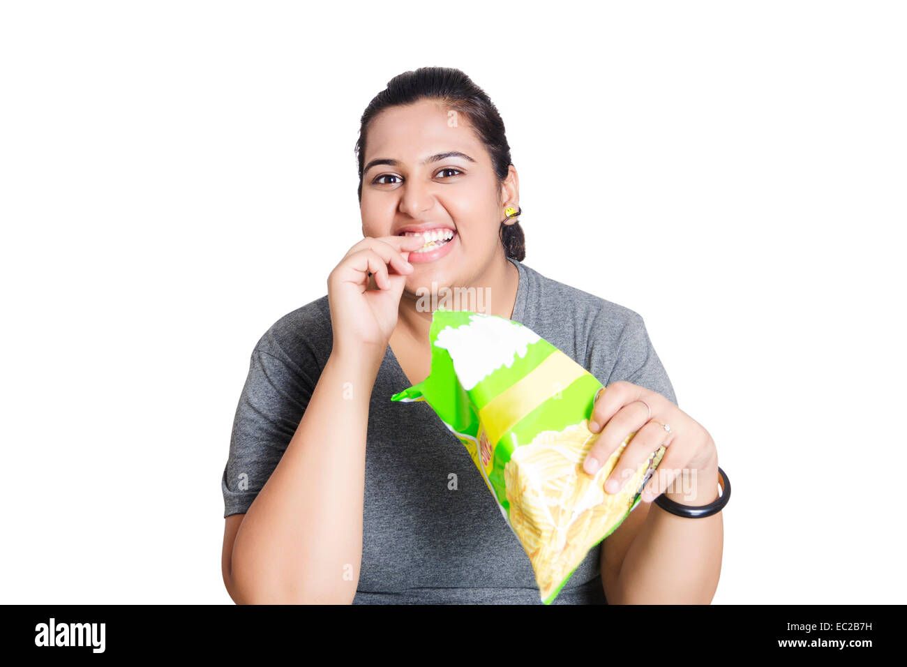 indian Obese Lady Dieting over Weight Stock Photo - Alamy
