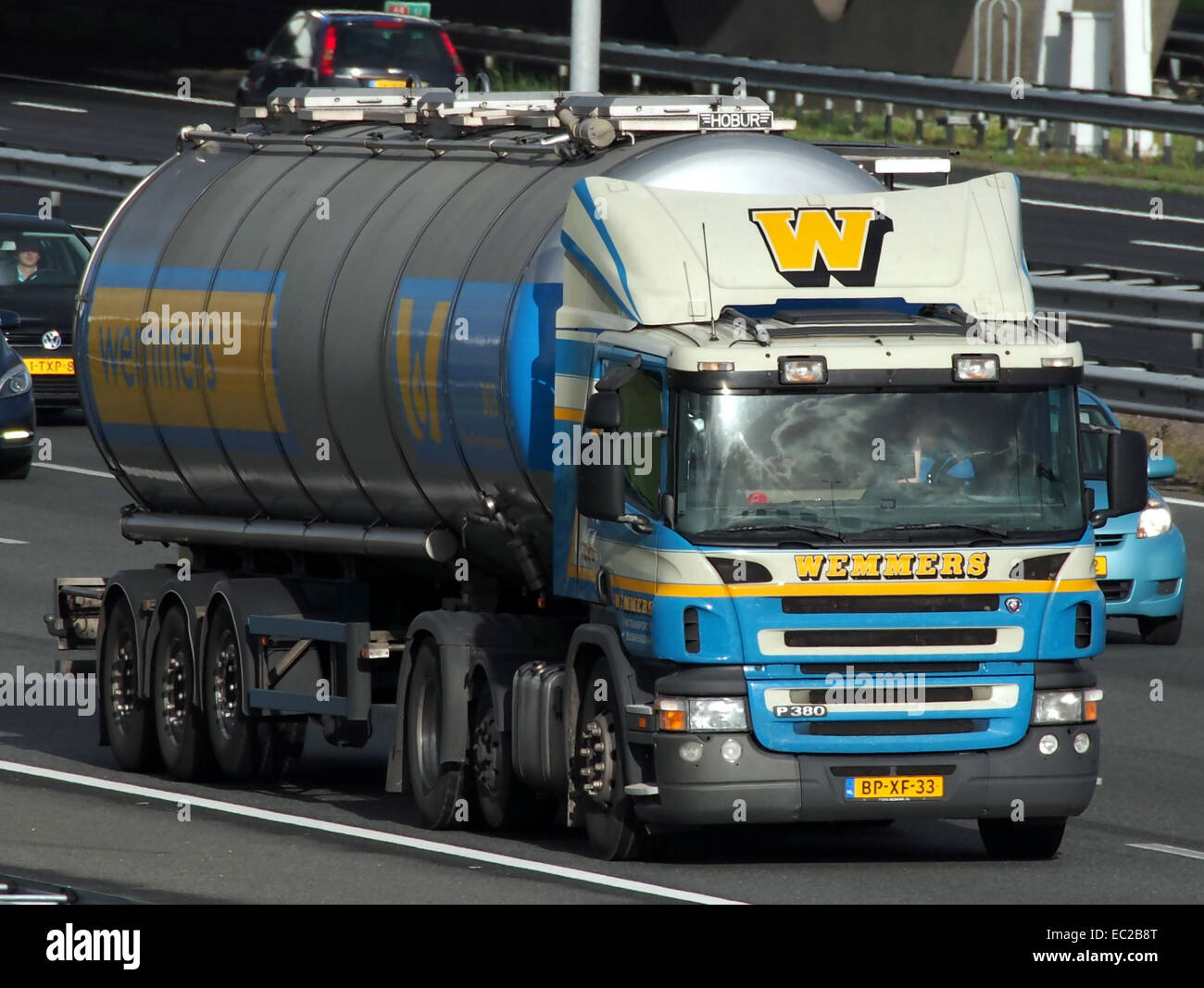 SCANIA P380, Wemmers, pic2 Stock Photo - Alamy