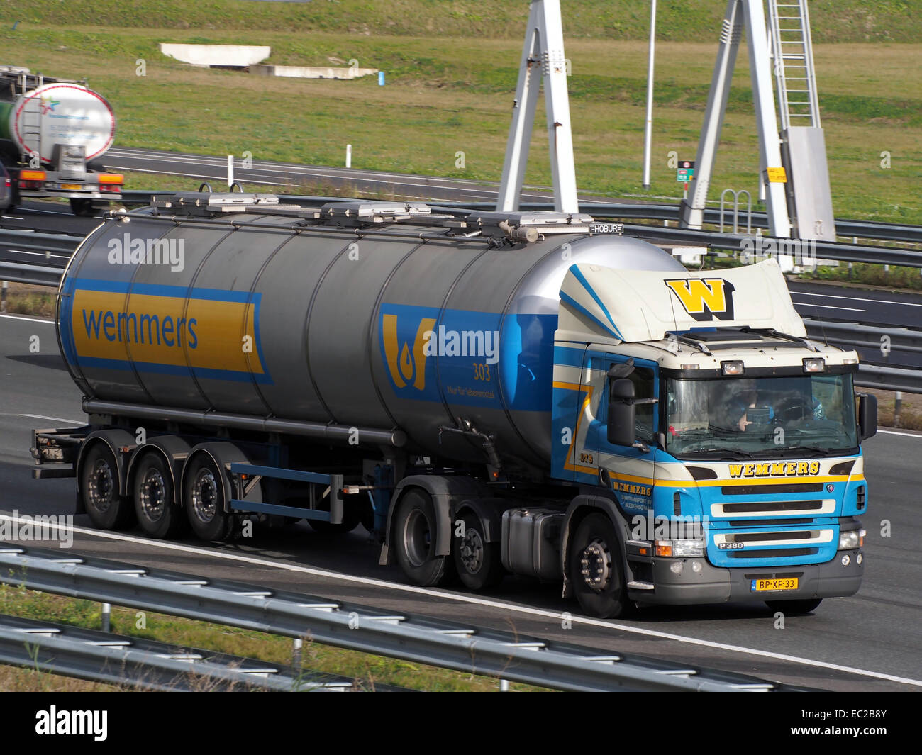 SCANIA P380, Wemmers Stock Photo - Alamy