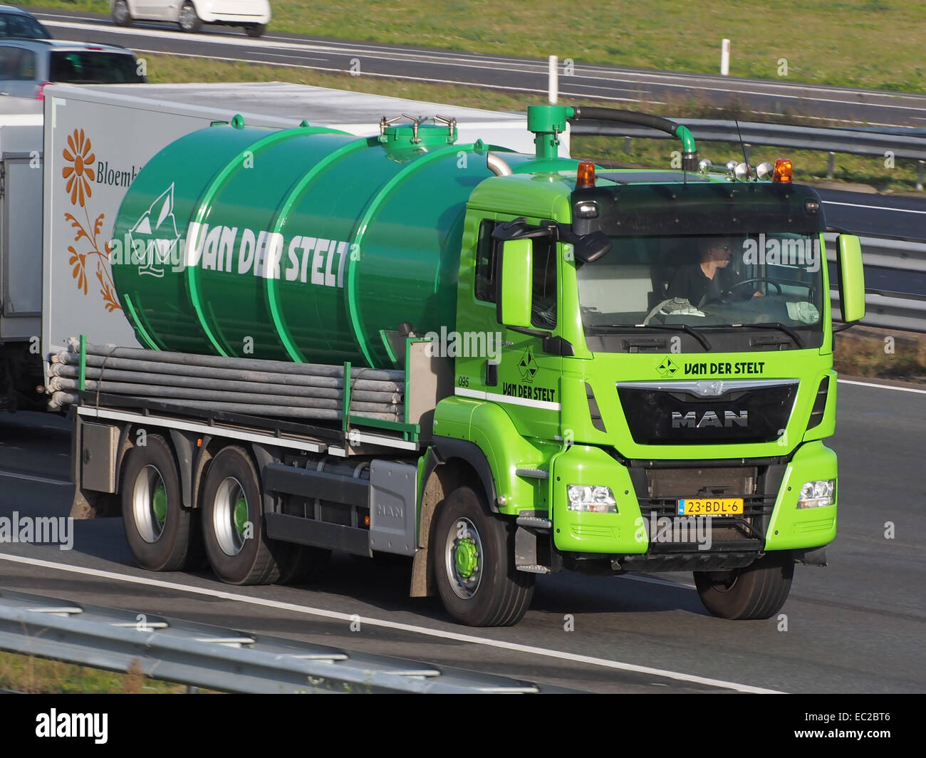 MAN TGS, Van der Stelt Stock Photo - Alamy