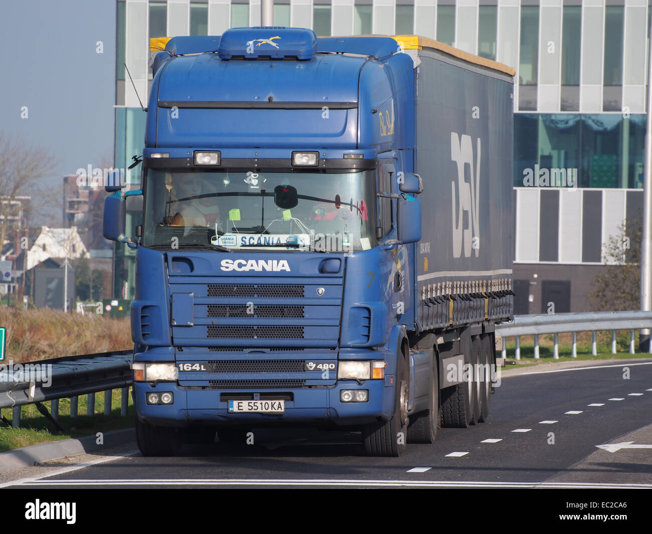 Truck SCANIA 164L 480, JSV Stock Photo - Alamy