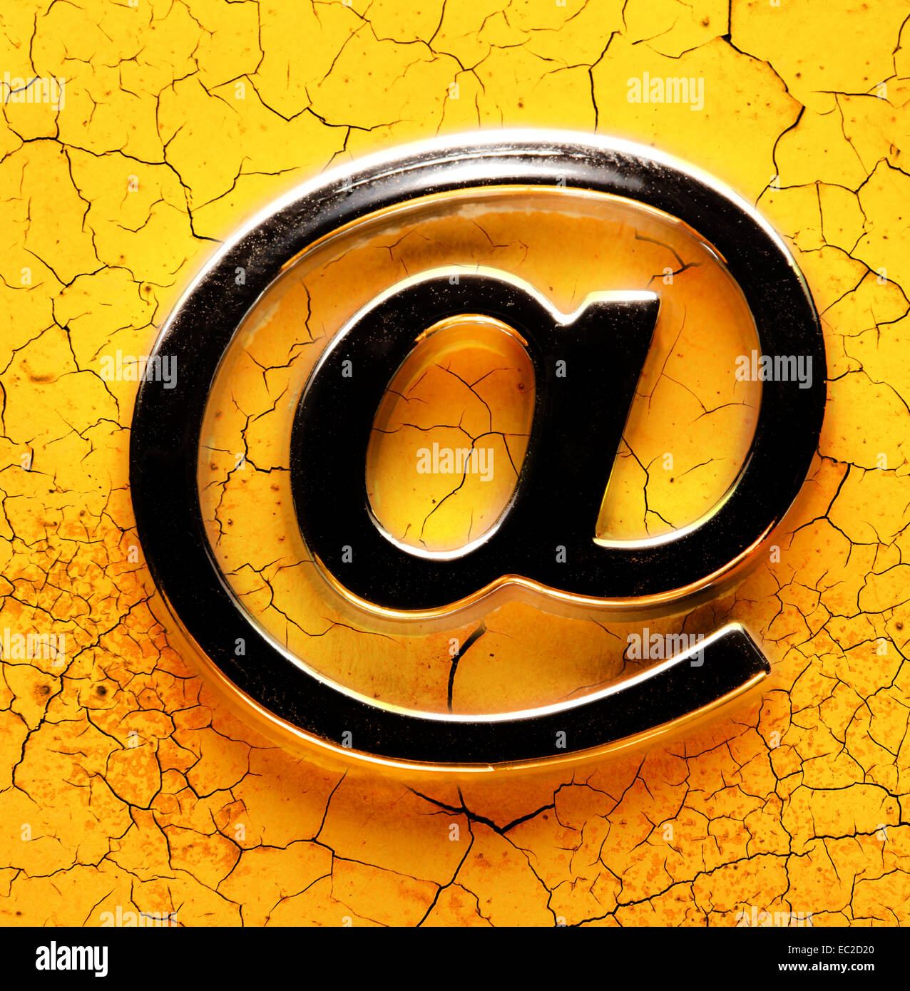 Email international sign in closeup Stock Photo - Alamy