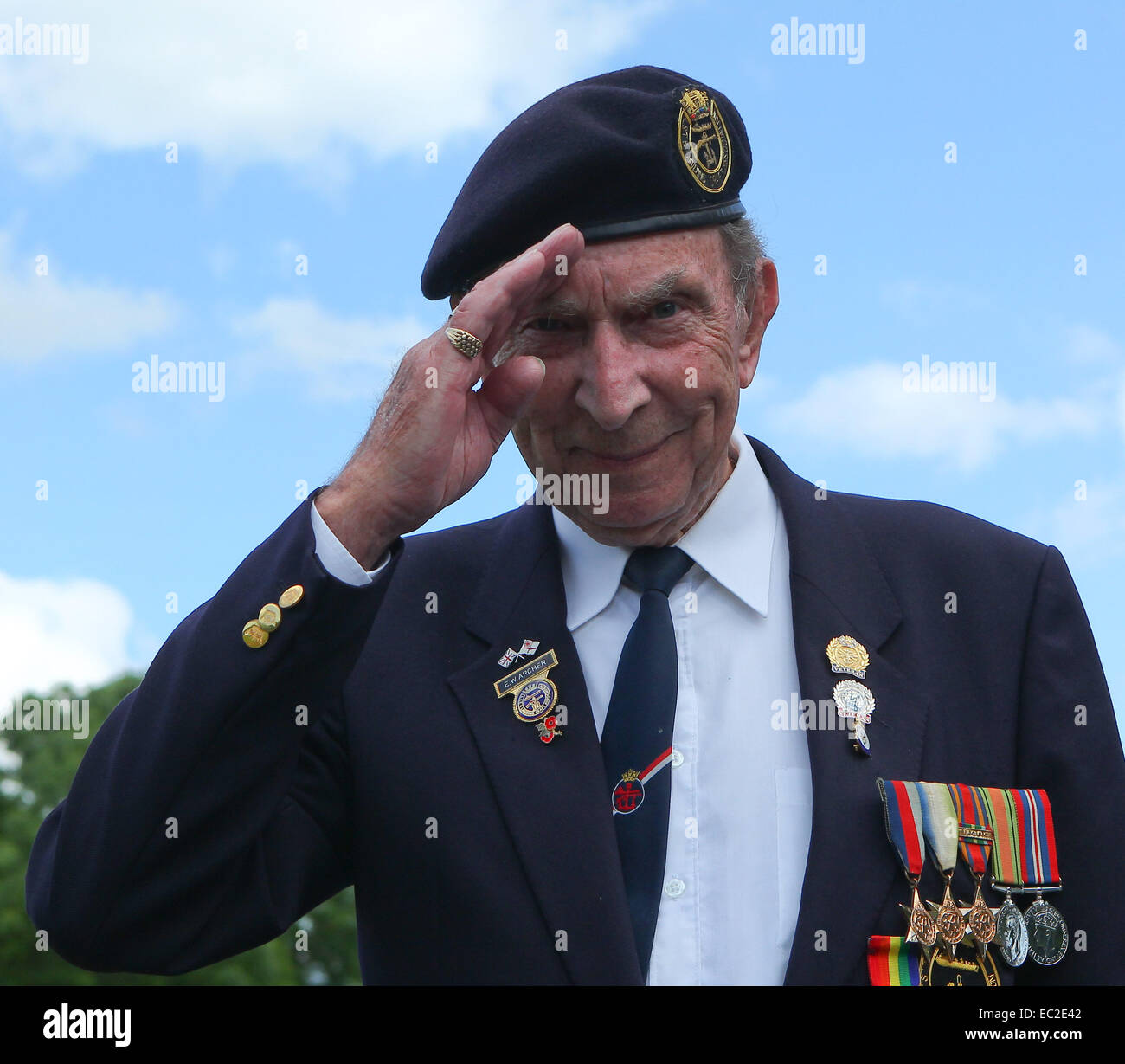 The 70th Anniversary of the Normandy Landings, atmosphere at Pegasus ...