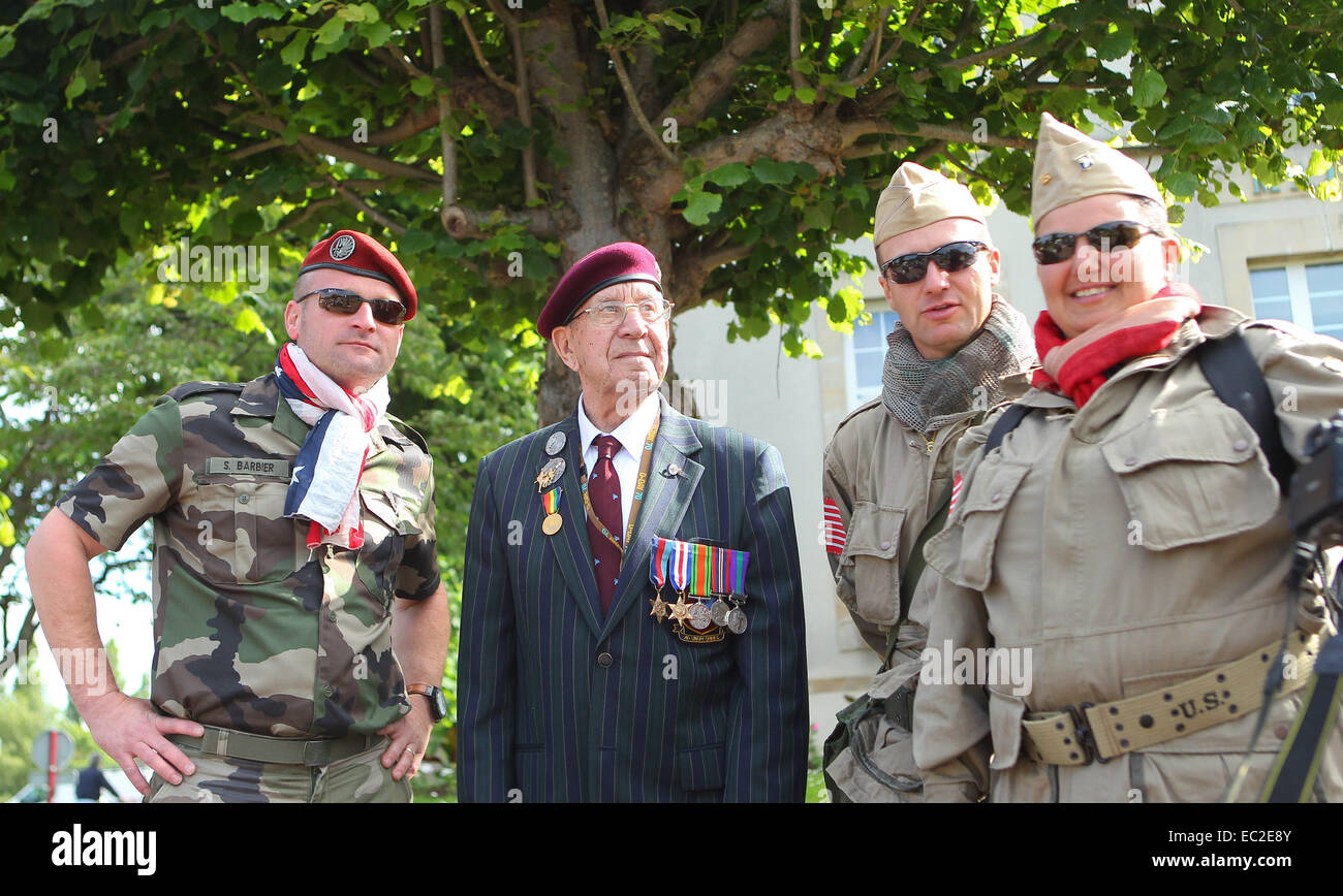 The 70th Anniversary of the Normandy Landings, atmosphere at Pegasus ...