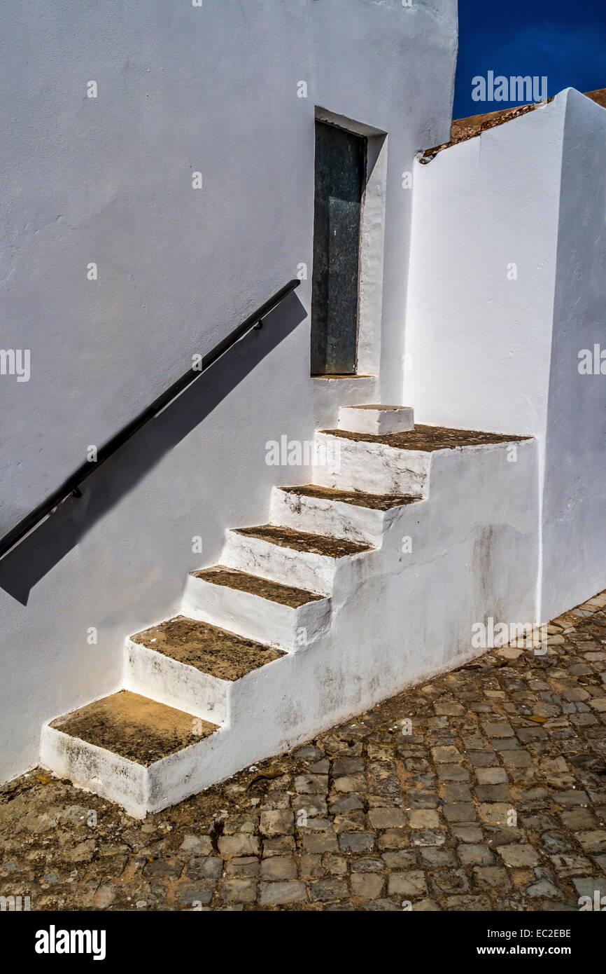 Stone steps outside of a building leading up to a doorway Stock Photo ...
