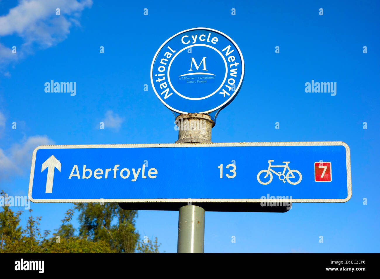 National Cycle Network, Route 7, Callander, Trossachs, Stirlingshire ...