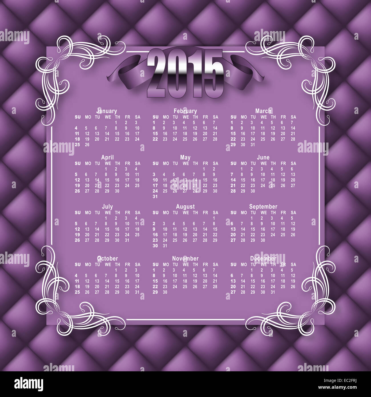 Beautiful calendar design hi-res stock photography and images - Alamy