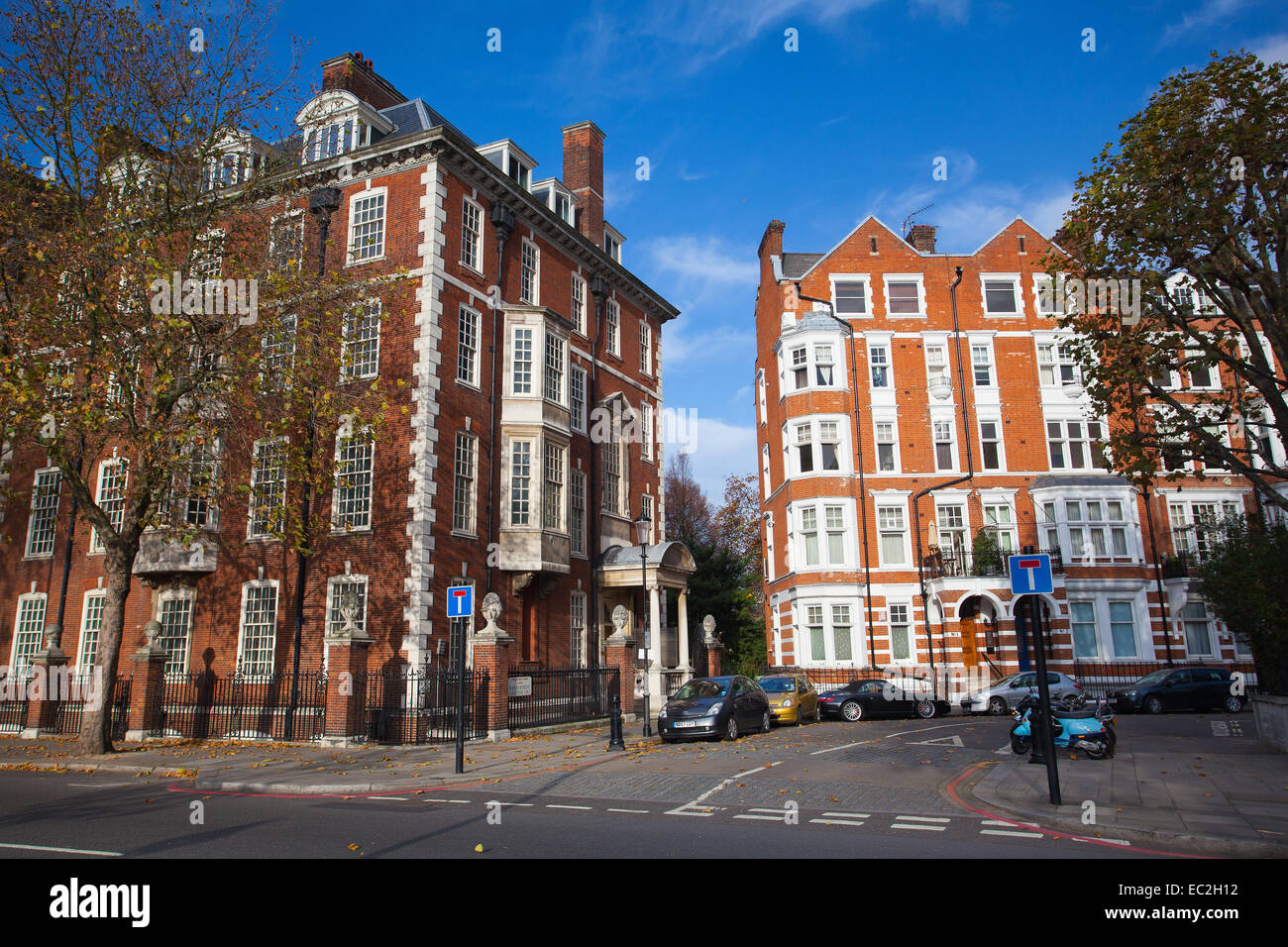 London November 17,2011:The Chelsea district - it is an affluent area ...