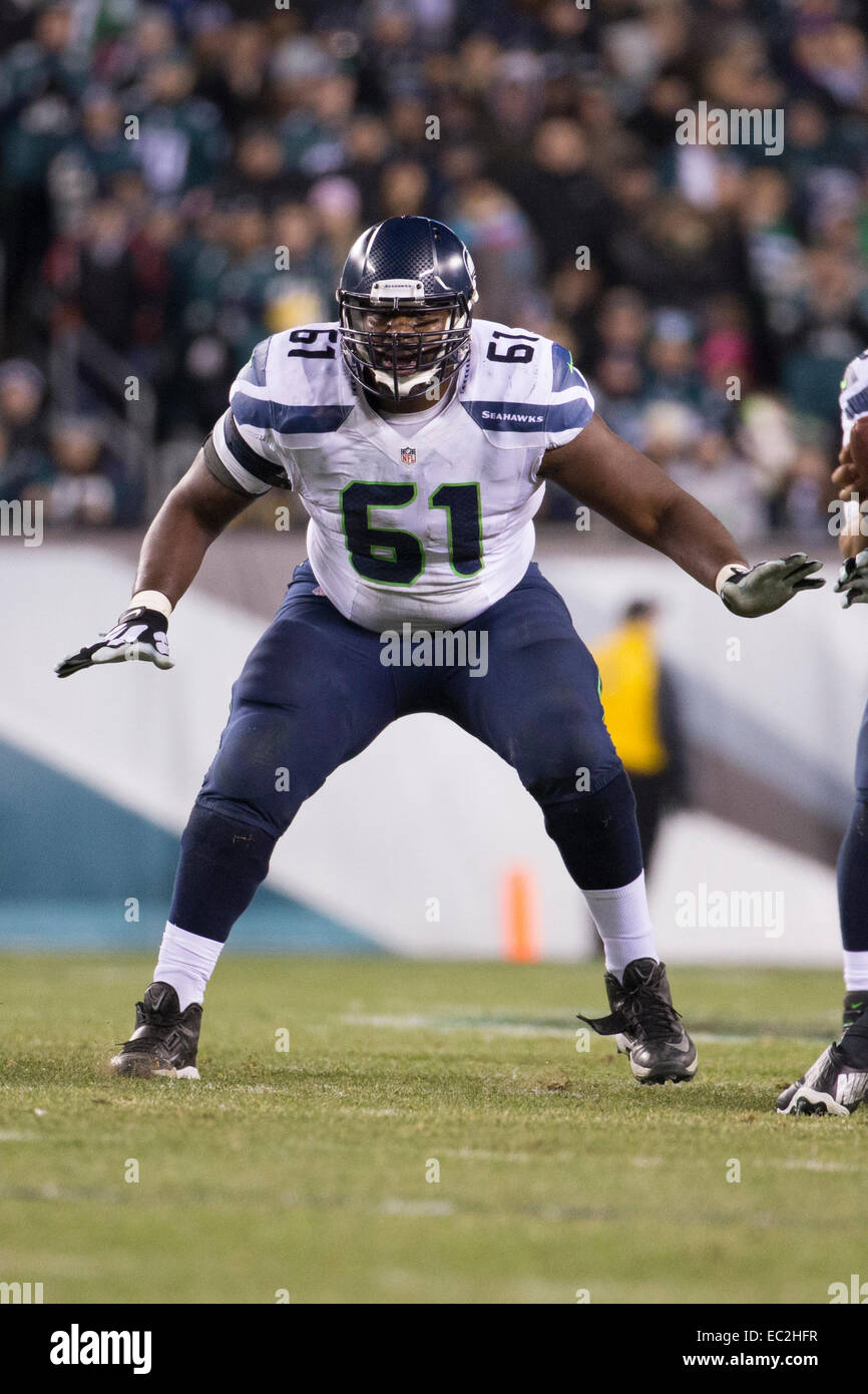 December 7, 2014: Seattle Seahawks center Lemuel Jeanpierre (61) in ...