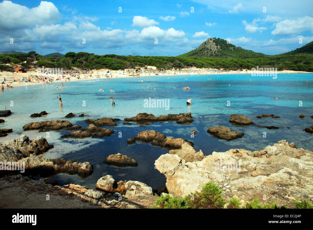 Cala Agulla near the resort of Cala Ratjada in Mallorca, Spain Stock ...