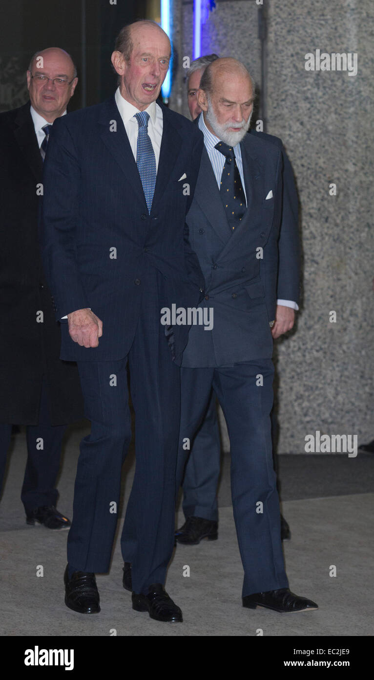 London, UK. 8 December 2014. Arrivals of HRH Prince Edward, Duke of ...