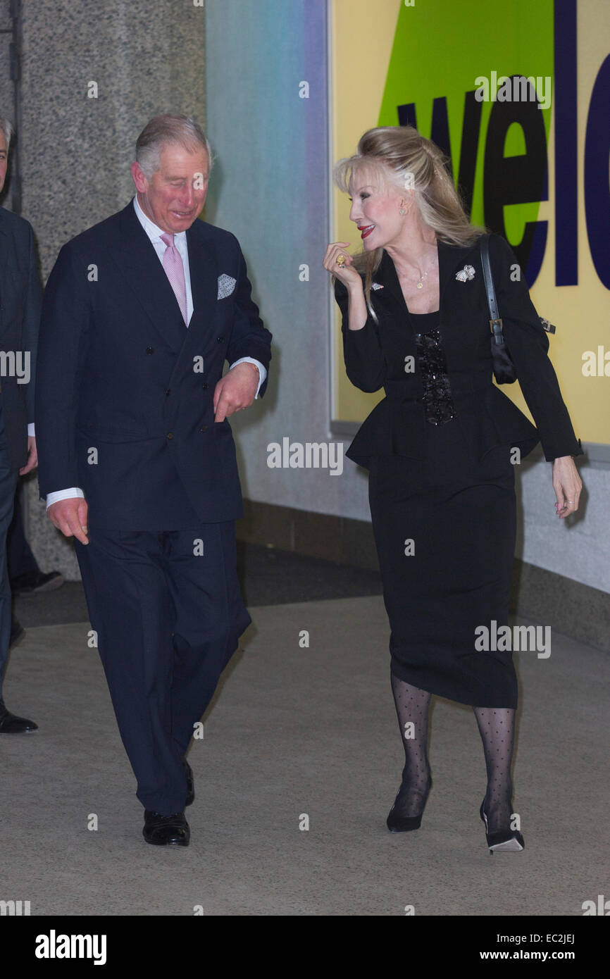 Prince wales princess donatella flick hi-res stock photography and ...