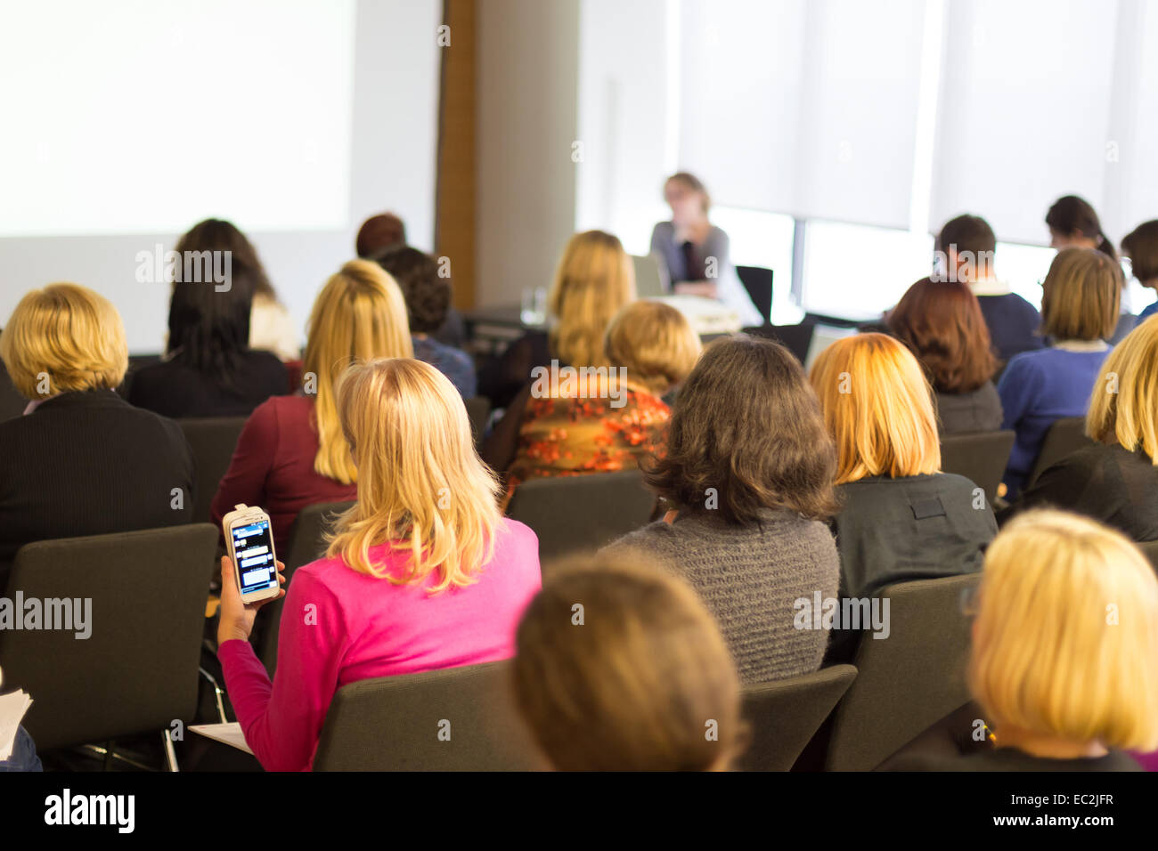 Faculty lecture and workshop Stock Photo - Alamy