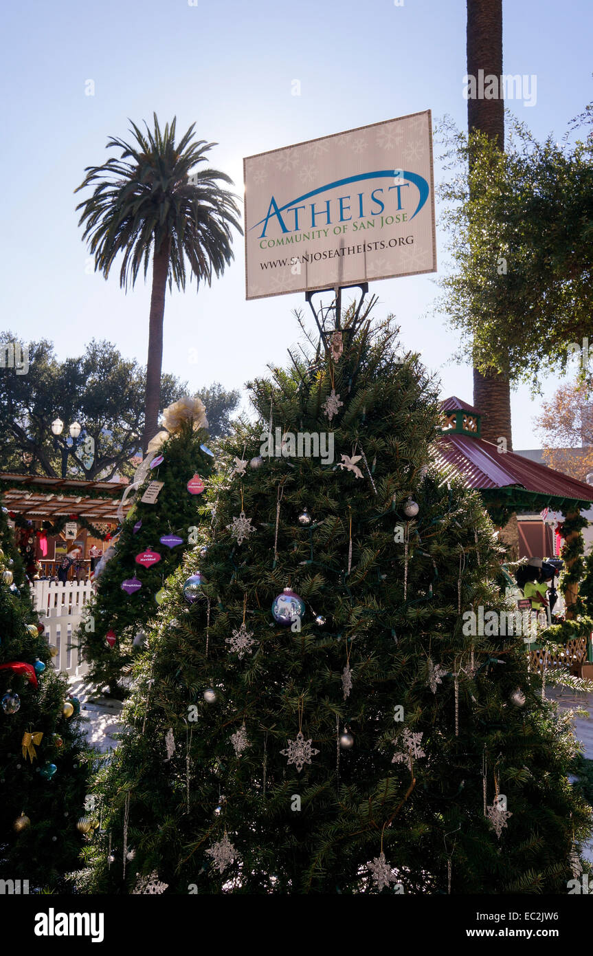 Atheist Christmas Tree Stock Photo - Alamy