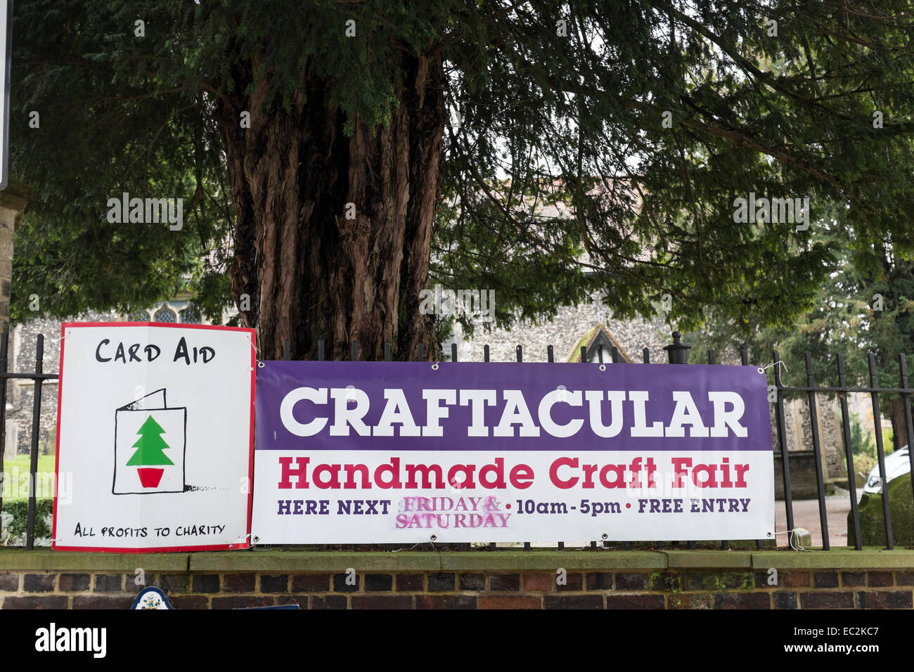 Church Craft Fair Signs