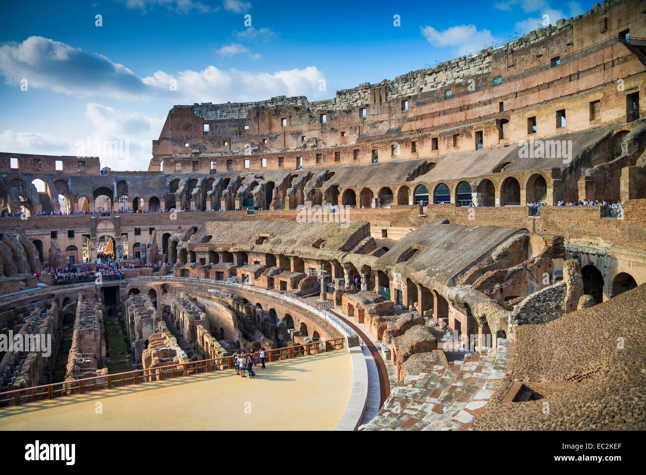 Interior view of the Colosseum- Rome, Italy Stock Photo - Alamy