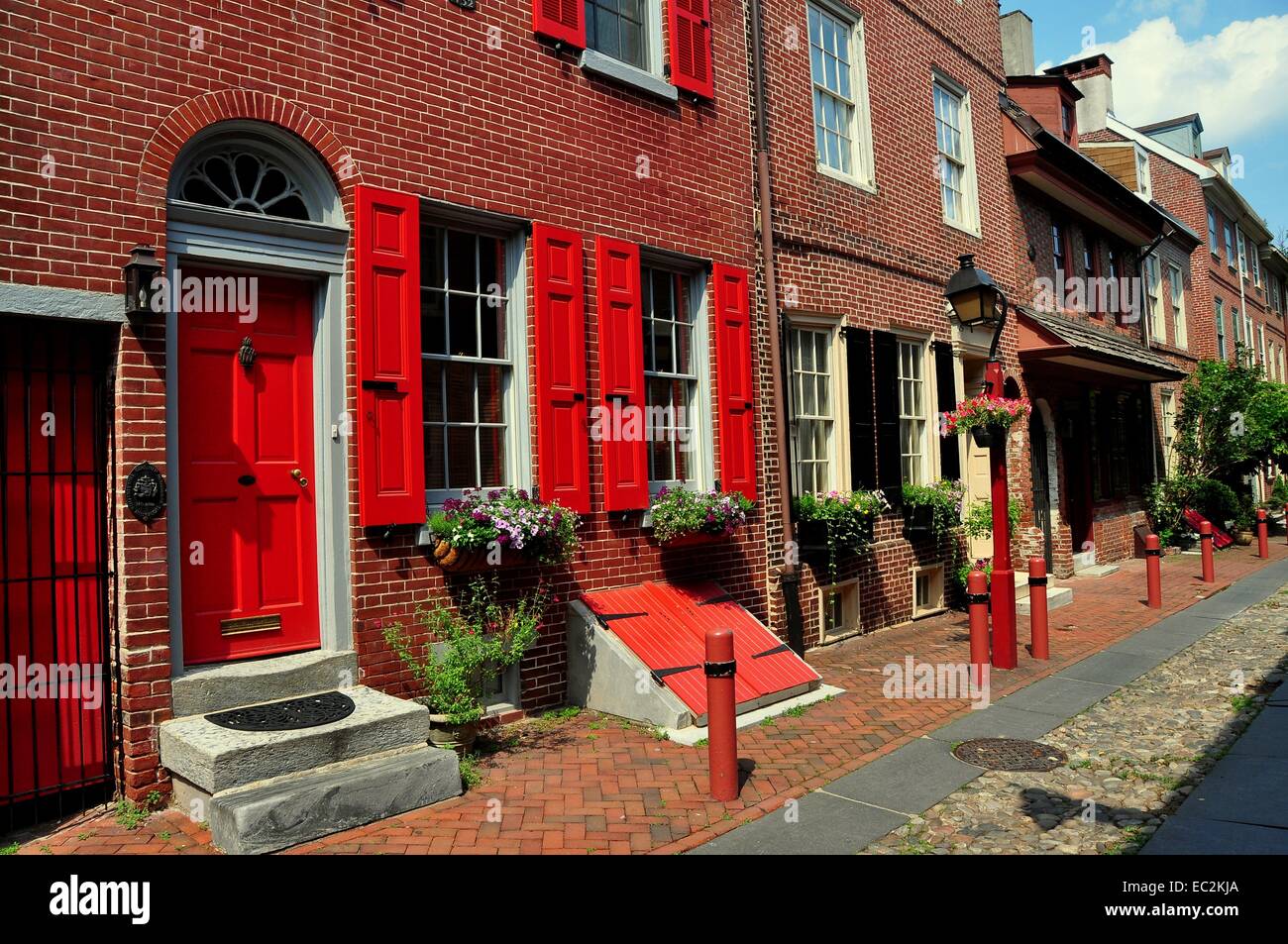 Philadelphia, Pennsylvania: Superbly preserved colonial-era brick ...