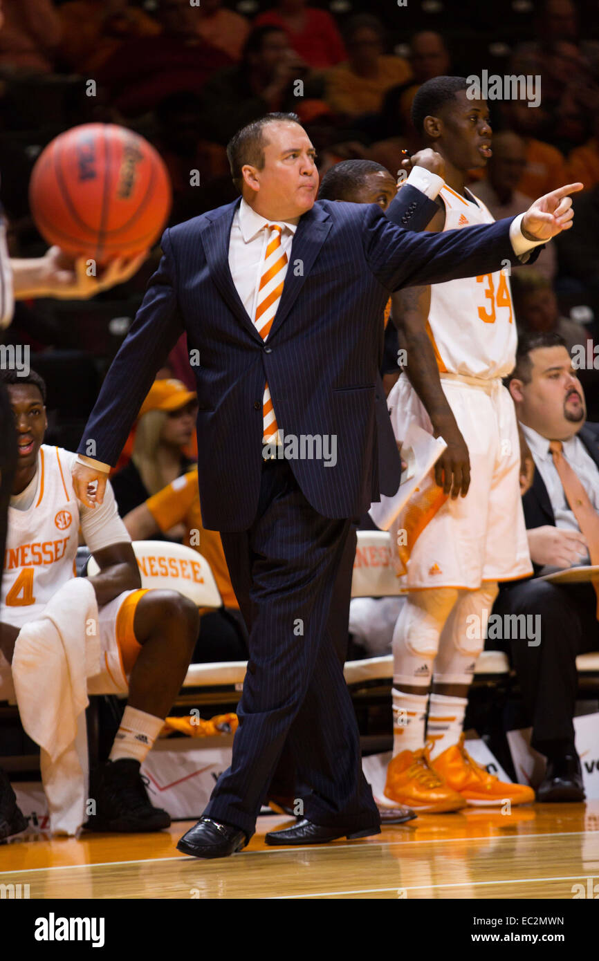 December 6, 2014:head coach Donnie Tyndall of the Tennessee Volunteers ...