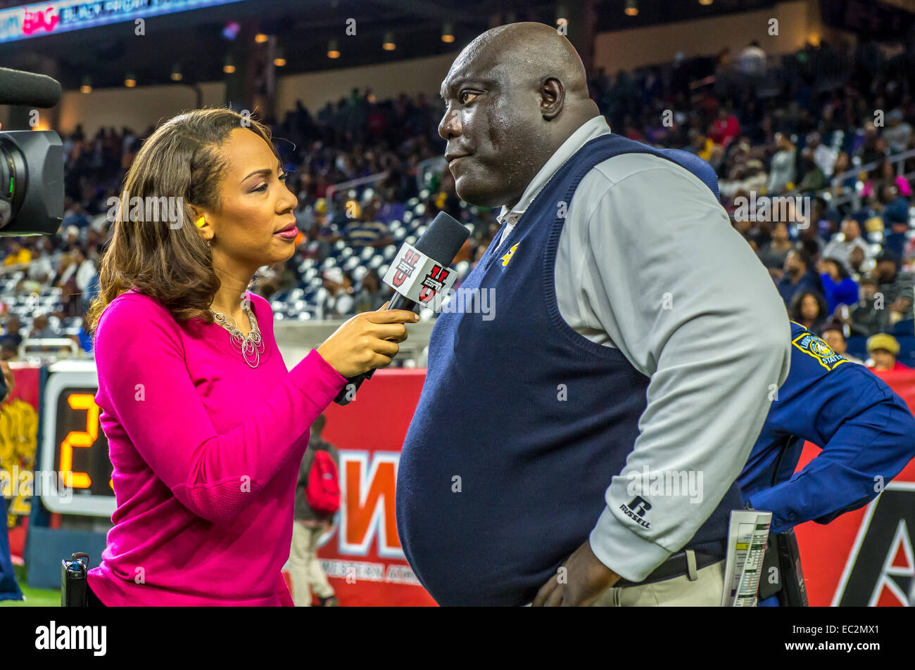 Houston, TX, USA. 6th Dec, 2014. Southern University head coach Dawson ...