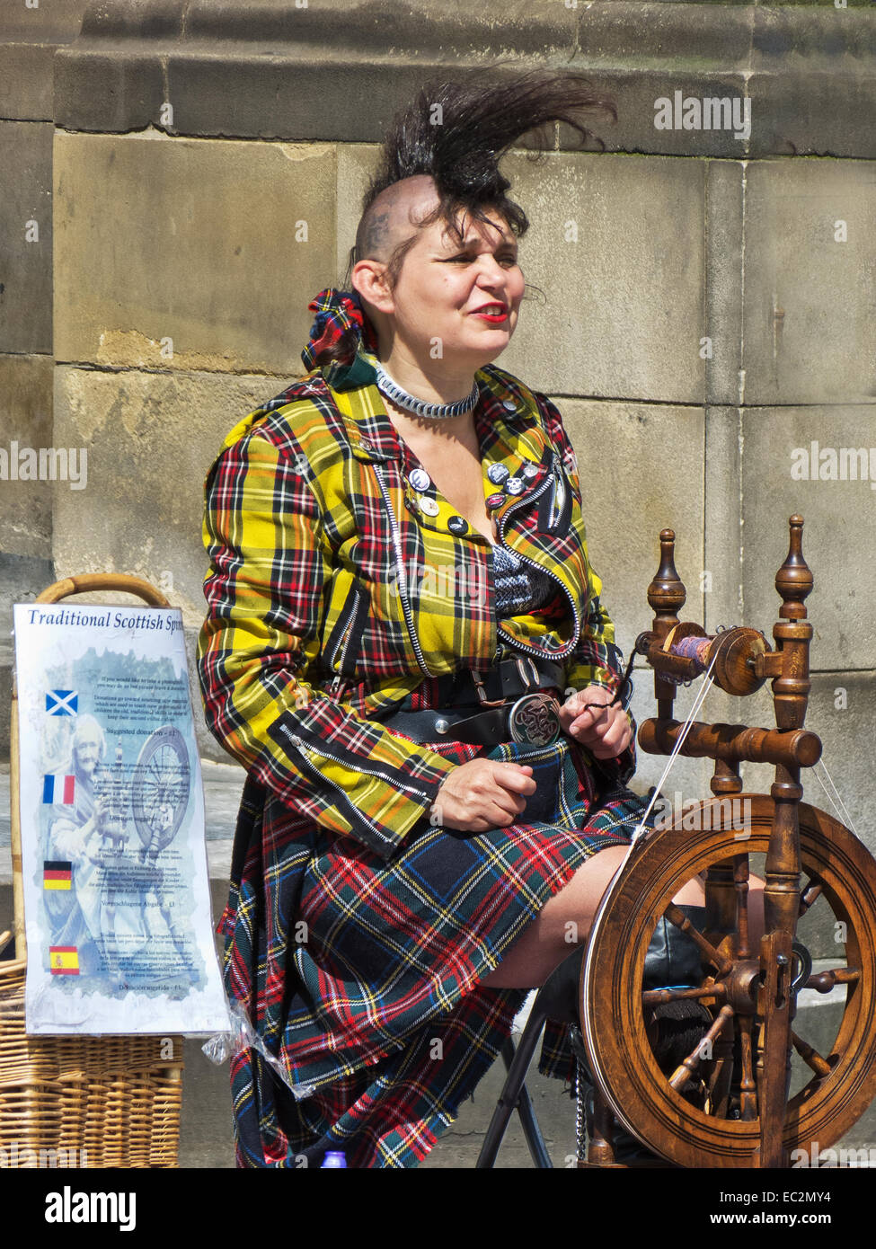 Spinning of wool hi-res stock photography and images - Alamy