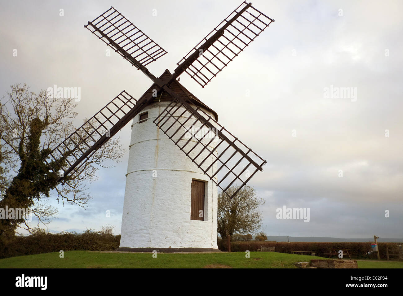 Badgeworth windmill in Somerset, England Stock Photo - Alamy