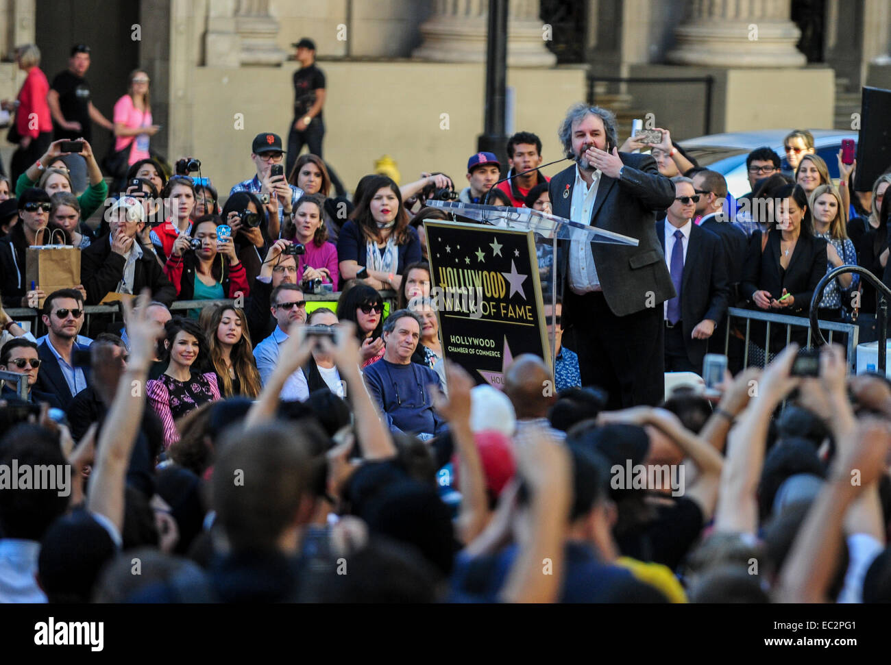 Los Angeles, USA. 8th Dec, 2014. New Zealand director Peter Jackson ...