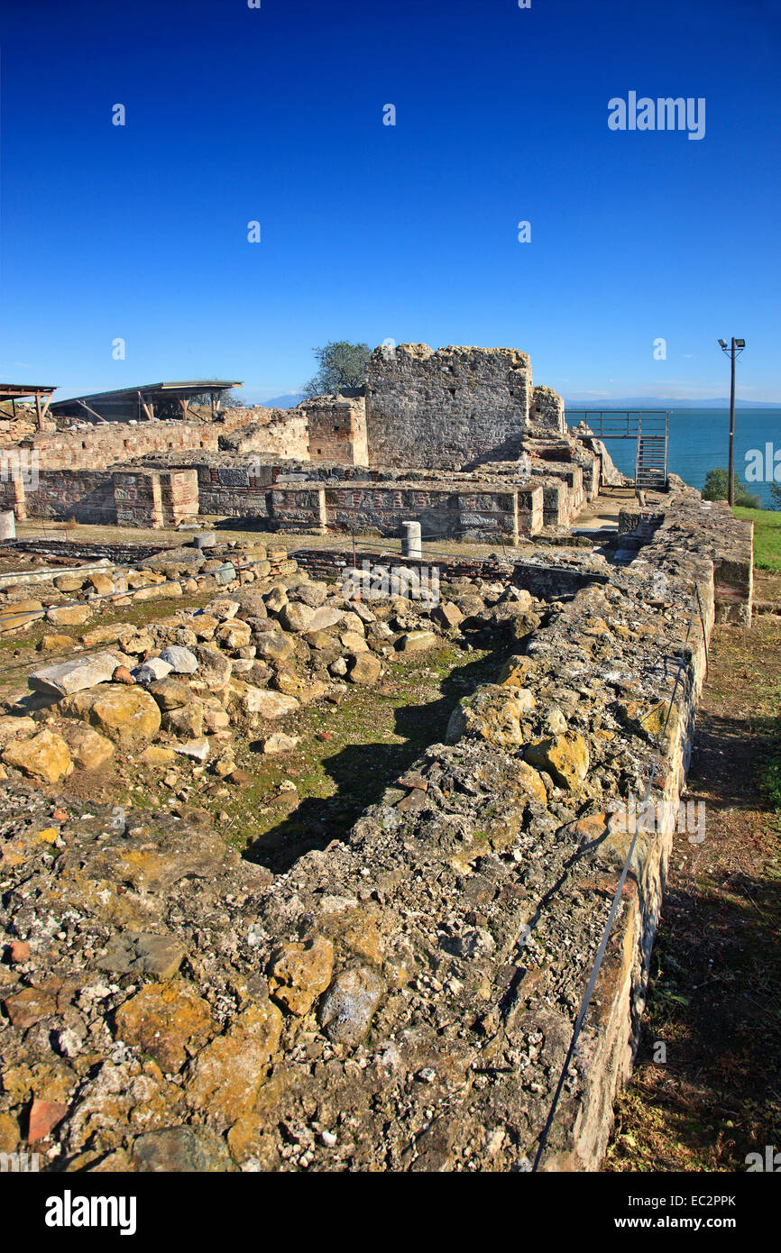 At the archaeological site of Ancient Pydna, Pieria, Macedonia, Greece Stock Photo - Alamy