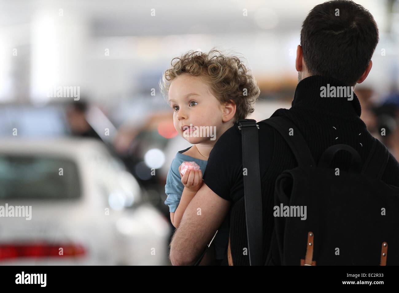 Natalie Portman And Husband Benjamin Millepied With Their Son Aleph