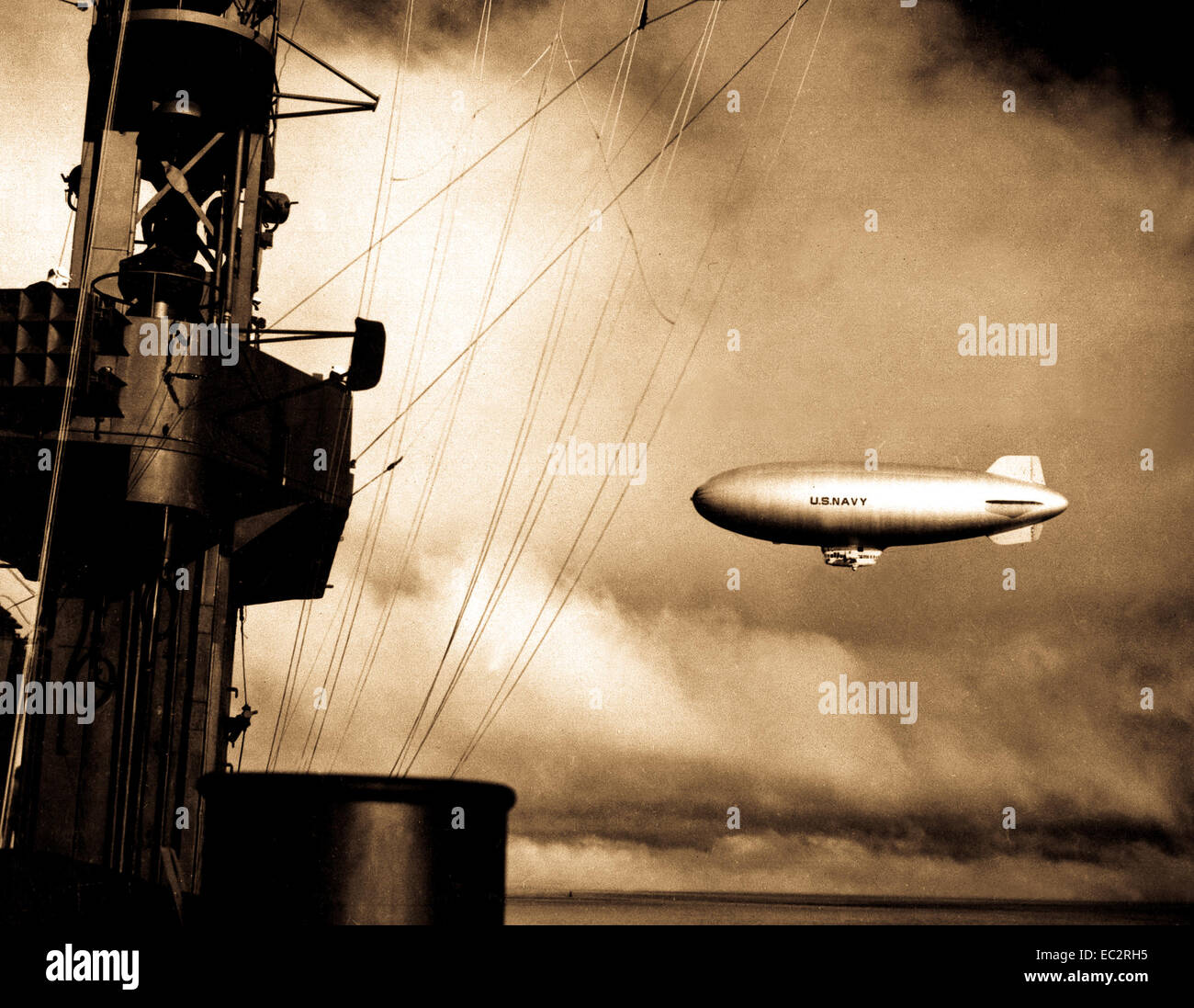 Navy blimp ww2 hi-res stock photography and images - Alamy