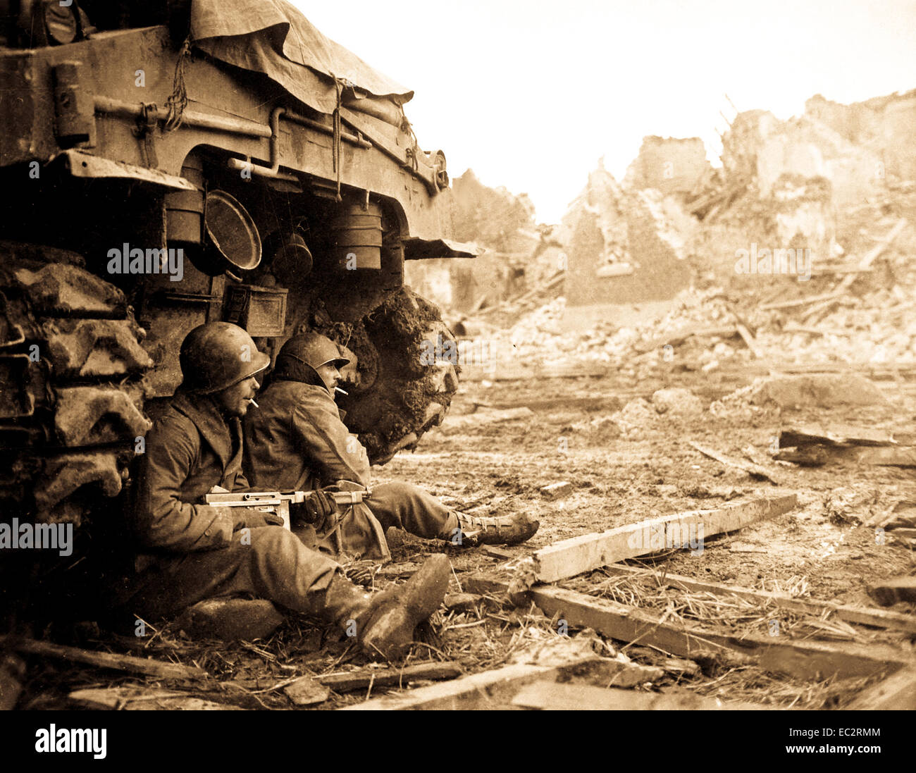Wwii ruins guard hi-res stock photography and images - Alamy
