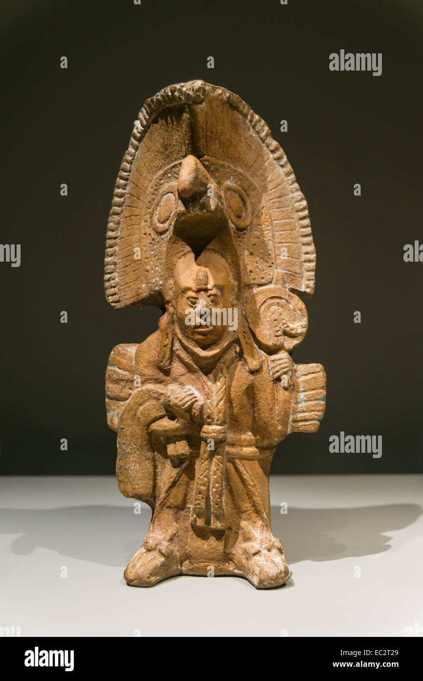 This Maya ceramic sculpture represents a dancer from the Classic-Recent ...