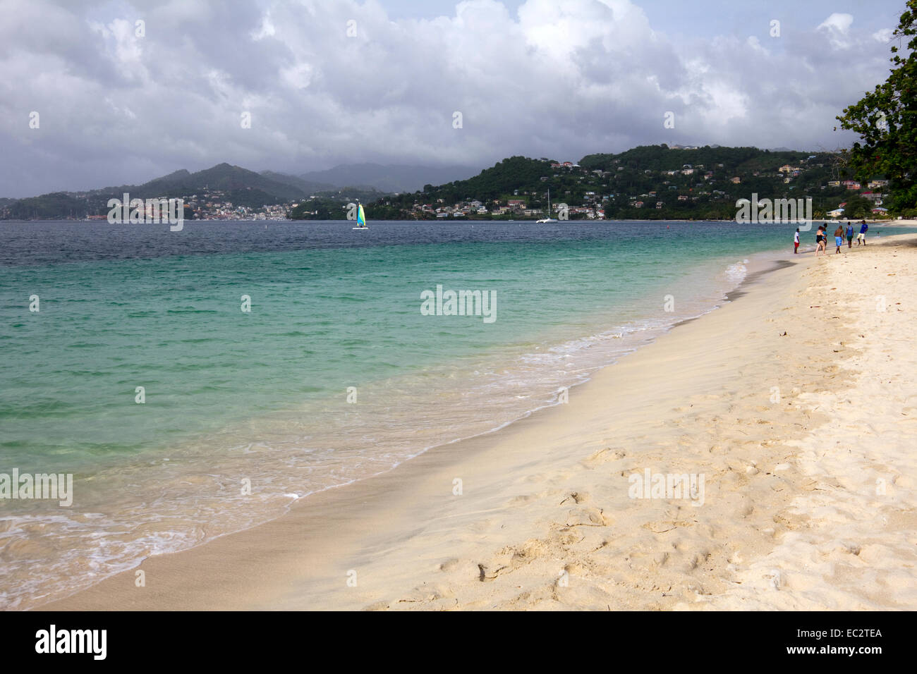Grand Anse Beach, Grenada, Caribbean Stock Photo - Alamy