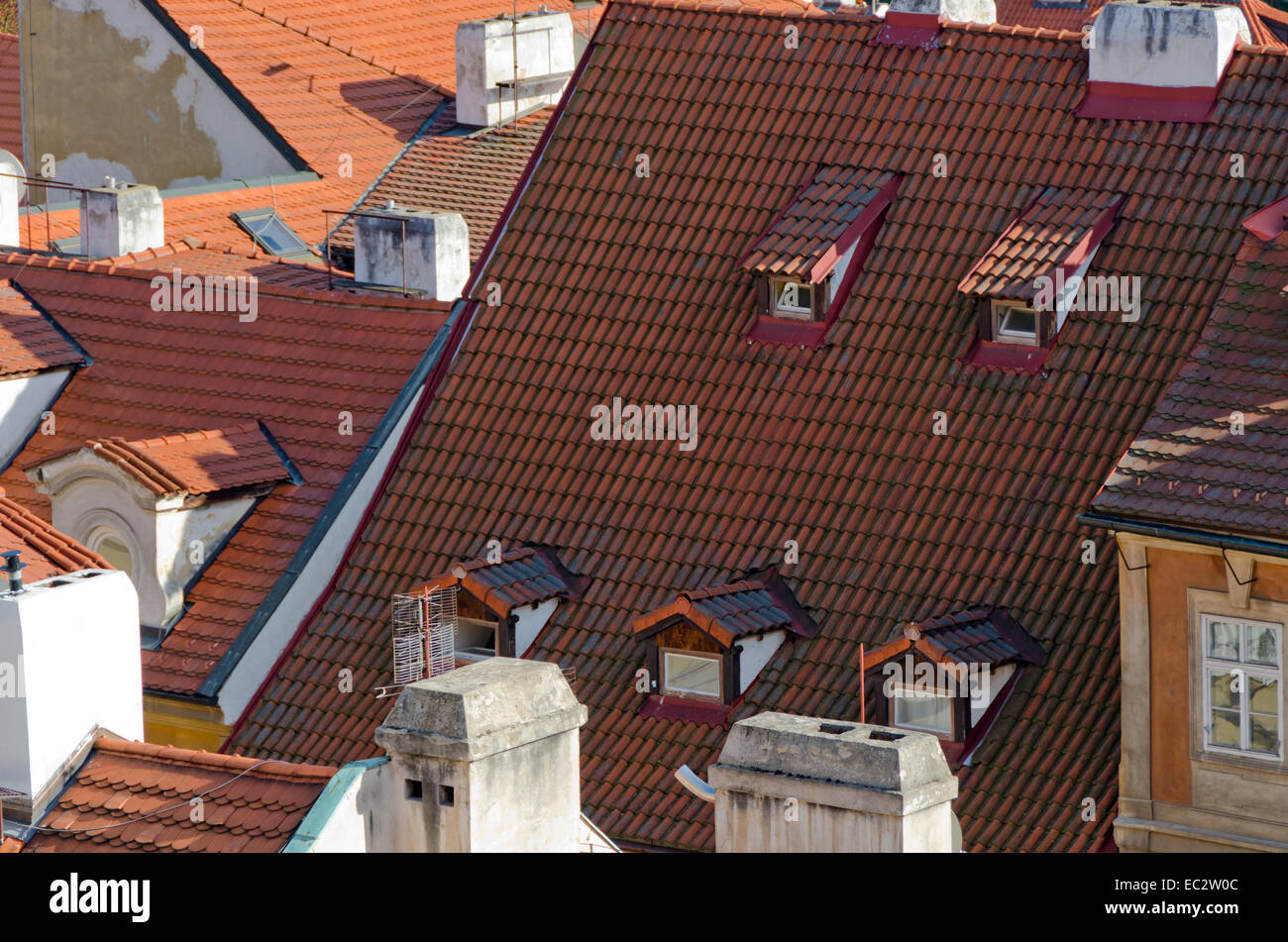 Red terracotta prague architecture hi-res stock photography and images ...