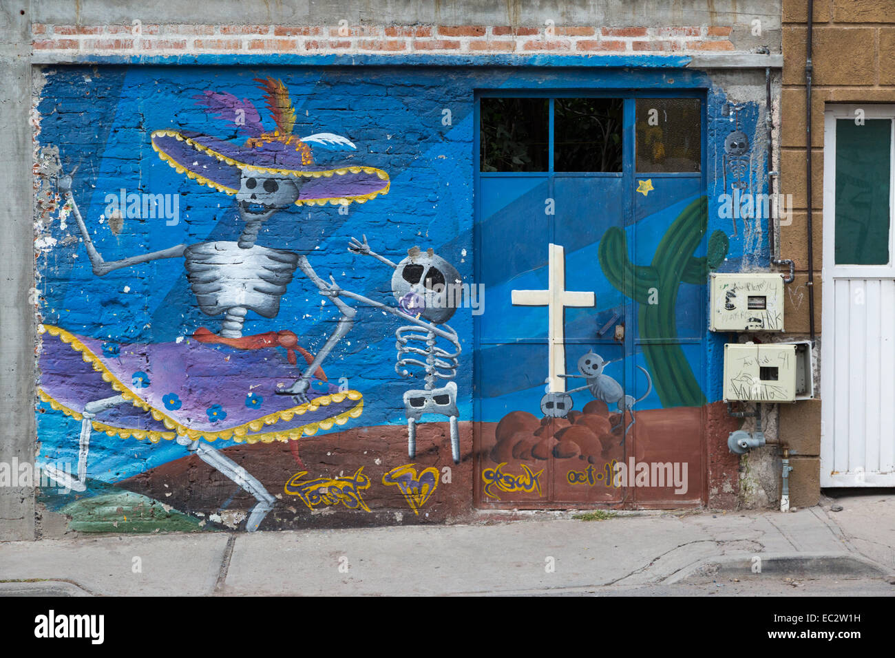 Mural la catrina dia de hi-res stock photography and images - Alamy