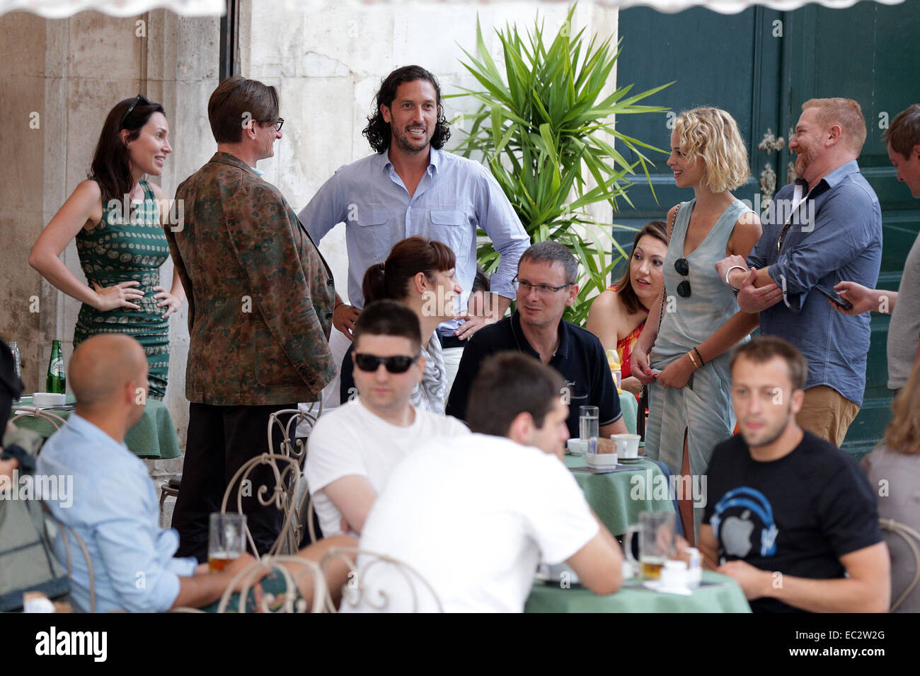 Fabiola Beracasa and Jason Beckman in Dubrovnik town ahead of their ...