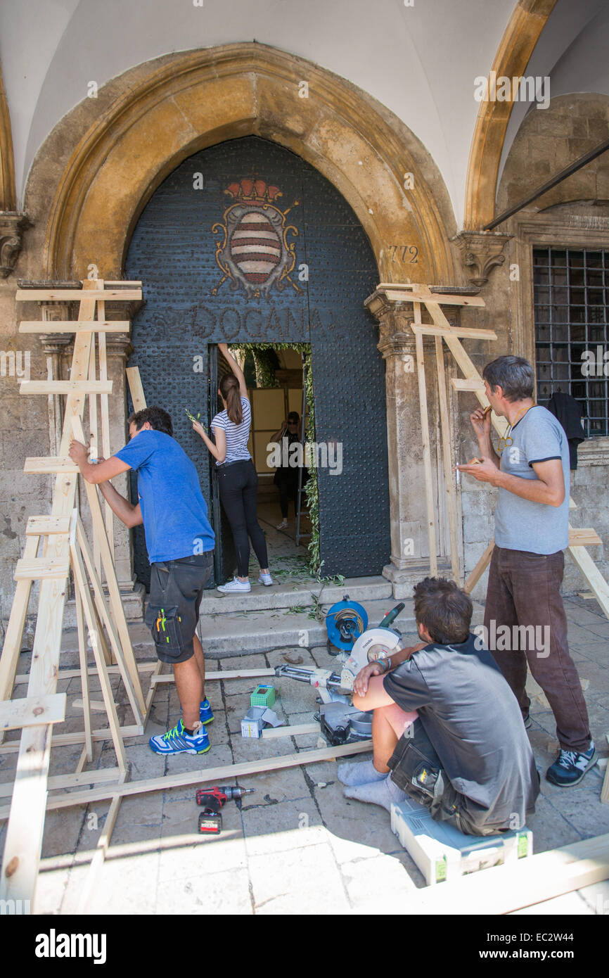 Fabiola Beracasa and Jason Beckman wedding preparations at Dubrovnik ...
