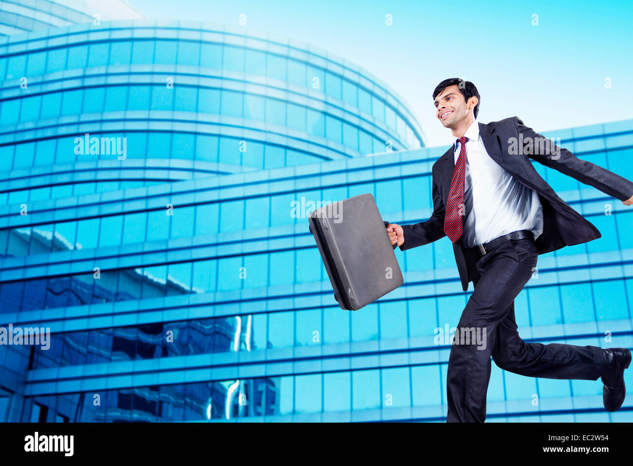 indian Business man Running Stock Photo - Alamy