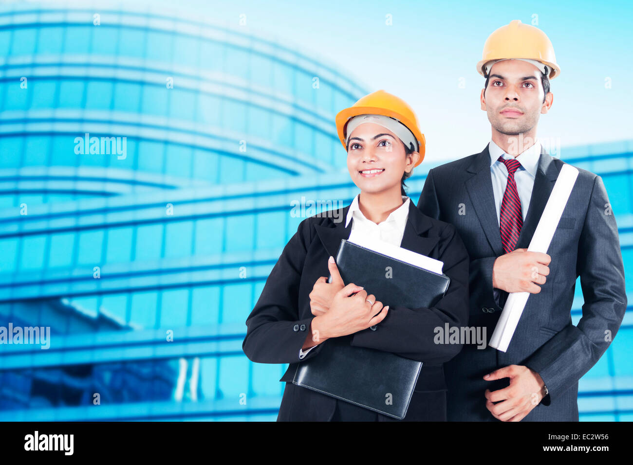 indian Builder partner Stock Photo - Alamy